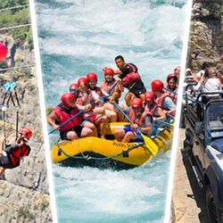 The World’s Highest Zipline and Rafting Tour – Side, Turkey